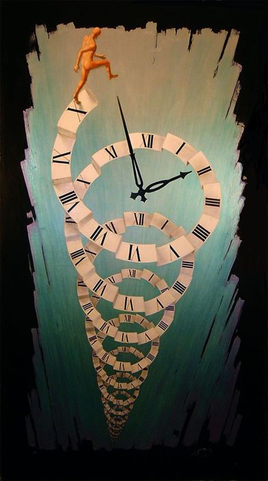 spiral_ .Antoine Mansour | Clock art, Surrealism, Time art